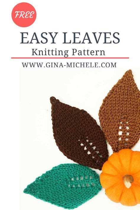 Easy Leaf Knitting Pattern Artofit