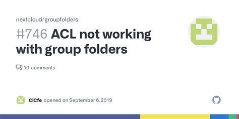 Acl Not Working With Group Folders · Issue 746 · Nextcloudgroupfolders · Github