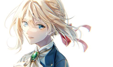Violet Evergarden Hd Blue Eyes Violet Evergarden Character Violet Evergarden Anime