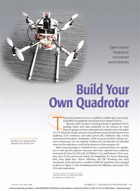 build your own quadrotor open source projects on unmanned aerial