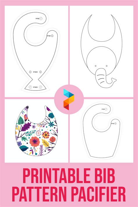 15 Best Printable Bib Pattern Pacifier Pdf For Free At Printablee