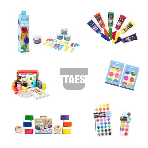 태즈 Taes 태즈샵 물감모음 🎨 오늘 갑자기 너무 추워졌죠🥶 겨울 집콕놀이로 물감놀이만한게