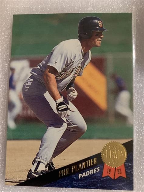 Carte De Baseball Feuille Phil Plantier San Diego Padres 1993 275 Eur 0