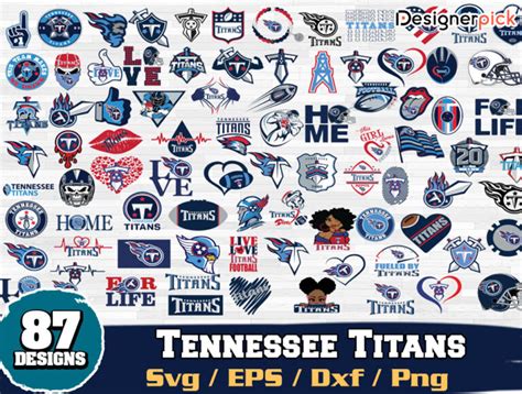 Tennessee Titans Svg Bundle Nfl Titans Svg Best Quality Design Bundle
