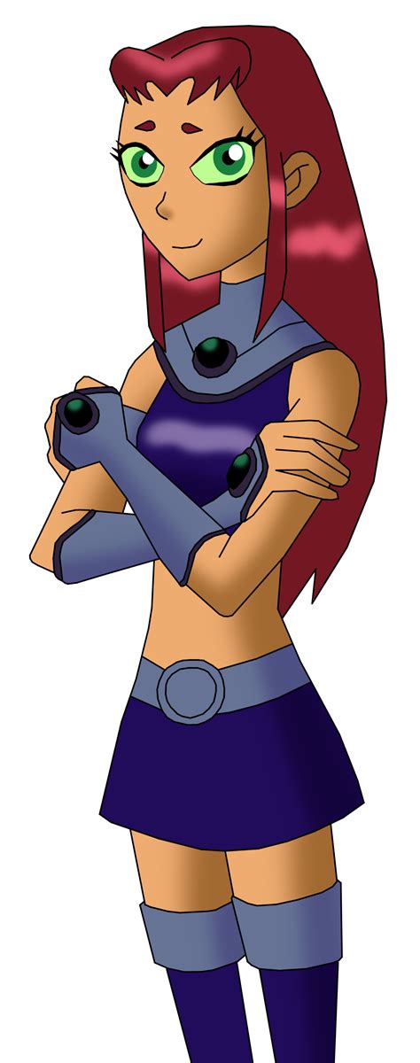 Starfire Is Content By Captainedwardteague On Deviantart