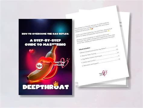 Overcome Gag Reflex Guide Deepthroat Training Step By Step Deep