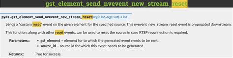 Error Is Occured On Pydsgstelementsendnveventnewstreamreset