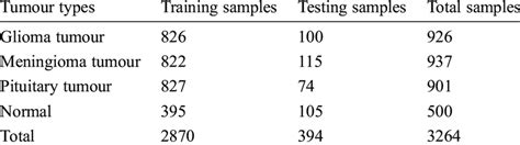Class Distribution Of Mri Brain Images Used In This Work Download