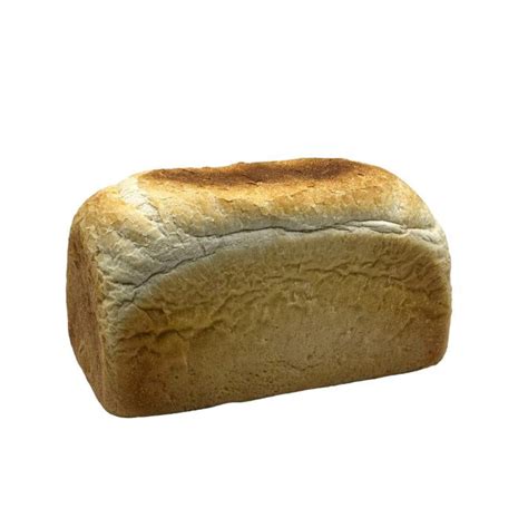 White Square Bread Loaf 400g Nearly Naked Veg