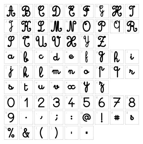 Cursive Font Vectordad