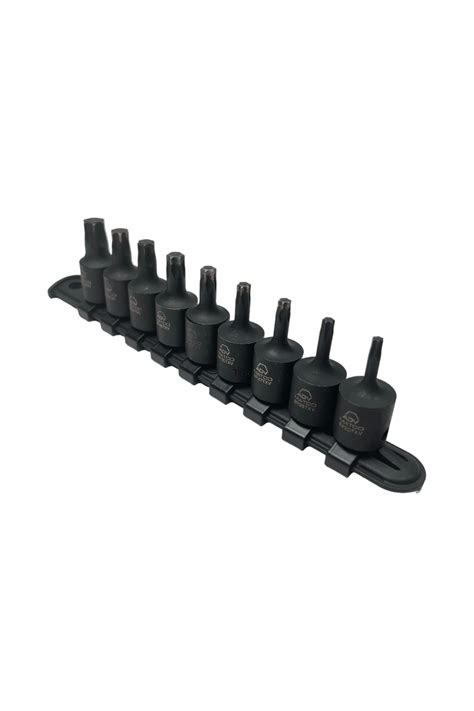 Matco Tools 9 Piece 3 8 Drive Adv Torx Impact Bit Socket Set T20 T55