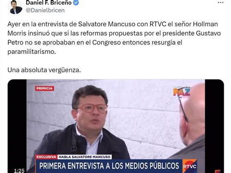 Hollman Morris Planteó Durante Su Entrevista Con Mancuso Que Si Las