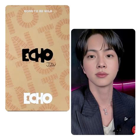 Jin Echo Army Found Photocards Stay Delulu
