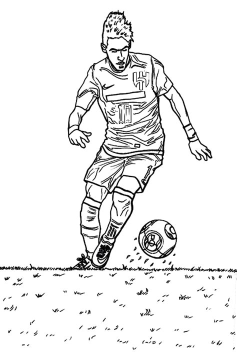 Coloriages De Neymar