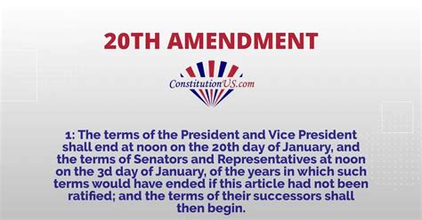 20th Amendment Picture