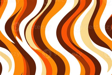 Retro Abstract Wavy Pattern In Warm Orange Tones Creates A Vibrant Nostalgic Backdrop Ideal For