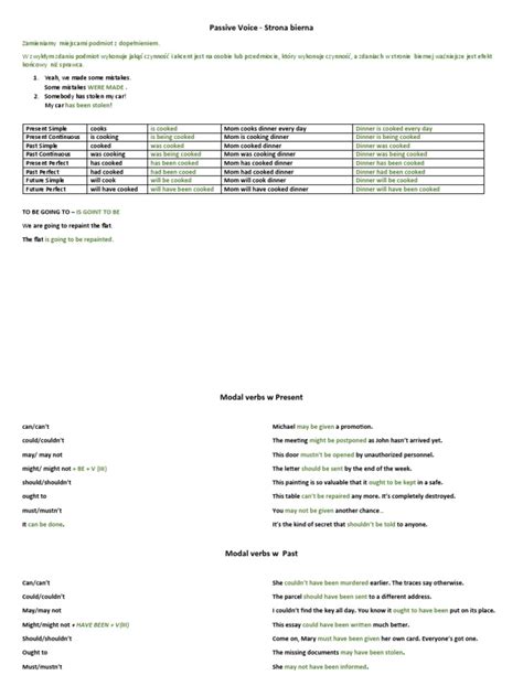 Passive Voice Pdf Linguistic Typology Semantic Units