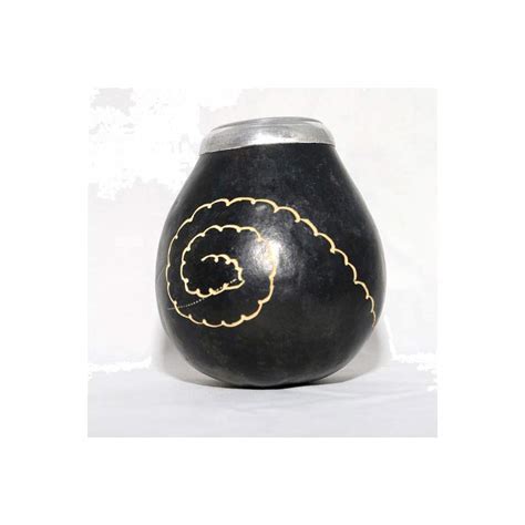 Calebasse Simple Décor Spirale Calebasse Simple Décor Spirale