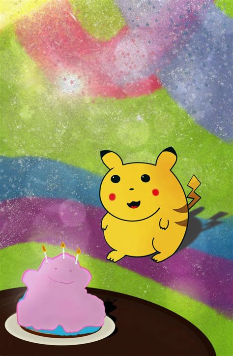 Birthday Chonkachu Rpokemonart