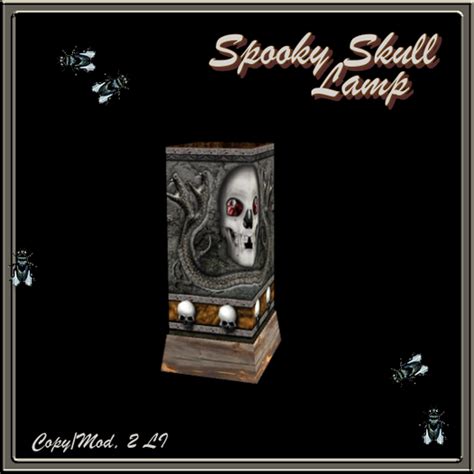 Second Life Marketplace Spooky Skull Lamp Second Life Marketplace Spooky Skull Lamp