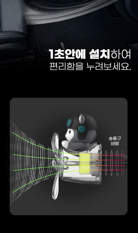 머레이 차량용 송풍구 고체 방향제 디퓨저 Mk Kukii