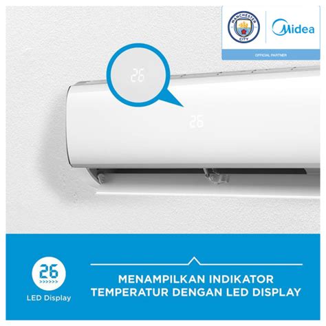 Midea Ac 1 5 Pk Split Standart R 32 Msaf 12crn2x Ufo Elektronika