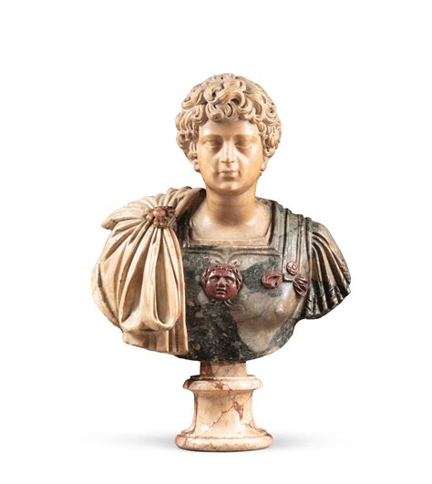 An Italian Marble Bust Of An Antonine Prince Probably Rome 17th