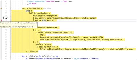Cannot Put Breakpoints Inside A Ce · Issue 3623 · Dotnetfsharp · Github