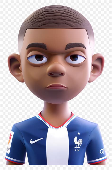 Kylian Mbappe Animated Character In Team Jersey Png 2776x4204px Kylian Mbappe Animated