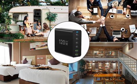 120 W Usb C Oplader Meervoudige Usb Oplader 4 Usb C 2 Usb A Pd Oplader 6 Poorts