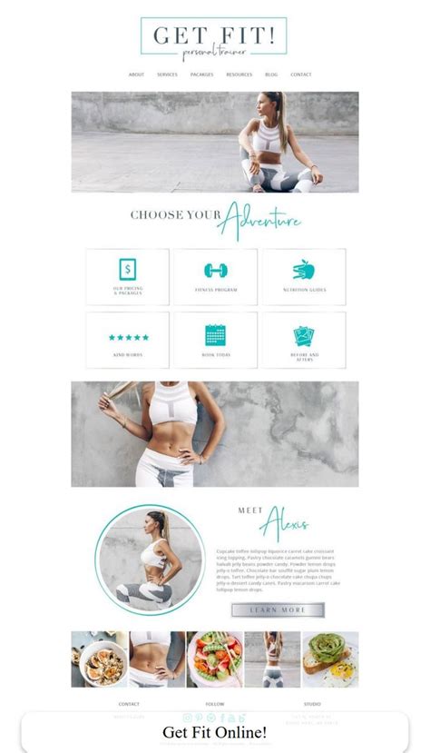 Engaging Fitness Website Designs For Personal Trainers Fitness Coach
