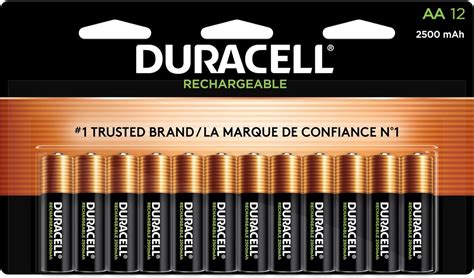 Duracell Rechargeable Aa Batteries Double A Battery For Long Lasting Power All Purpose Pre