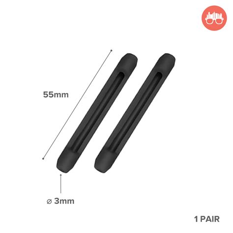 Metrosunnies Eyewear Temple Tip Ear Grip Sleeve Anti Slip Soft Silicone