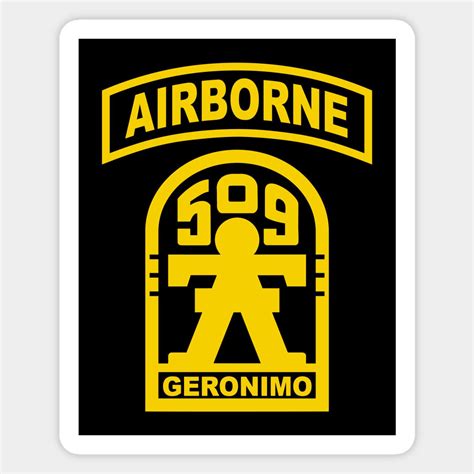 Mod1 Geronimo 509th Airborne Parachute Infantry By Parashop Infantry
