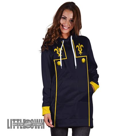 Code Geass Lelouch Lamperouge Anime Cosplay Costume Uniform Women Hood
