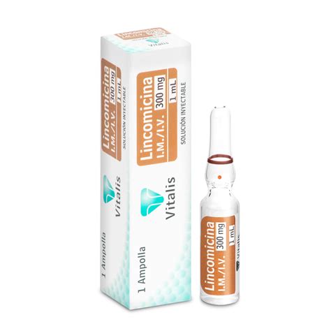 Lincomicina 300 Mg1 Ml Inyectable Caja X 1 Ampolla Vitalis Axa Lo Tiene