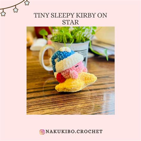 Free Pattern Tiny Sleepy Kirby On A Star Free Pattern Tiny Sleepy Kirby On A Star