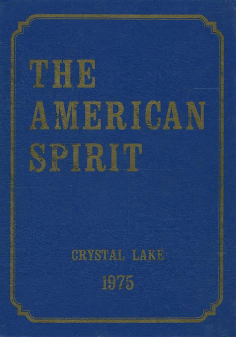 1975 Yearbook From Crystal Lake Central High School From Crystal Lake