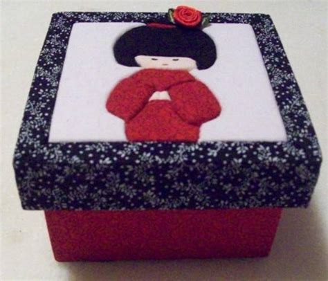 Caixa Em Patch Embutido Japonesinha Elo7 Produtos Especiais