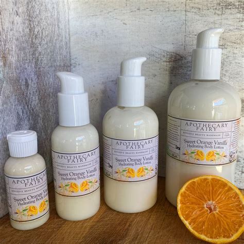 Sweet Orange Vanilla Hydrating Body Lotion Body Lotion Lotion Paraben Free Products