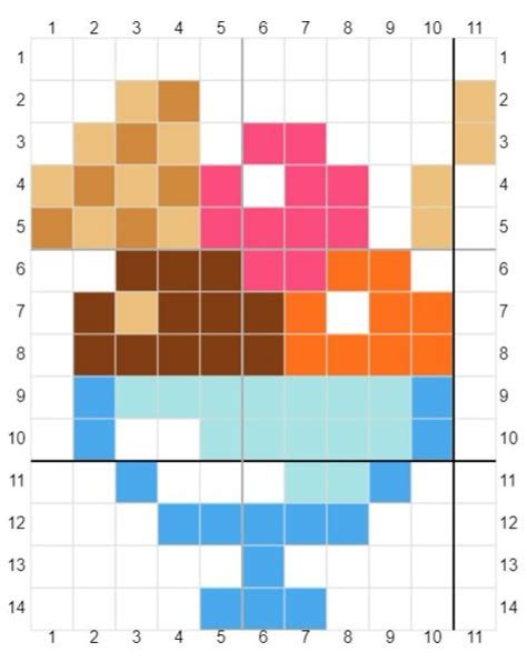42 רעיונות של 15x15 Pixel Art ציור חרוזים יצירה