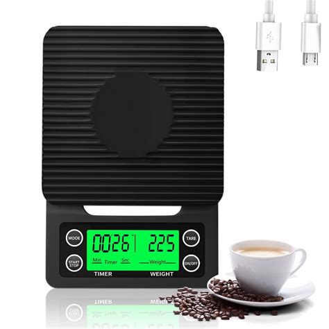 Coffee Scale With Timer Digital Coffee Scale With Lcd Backlight