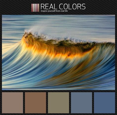 Surfing Anyone Split Complementary Color Palette Waves Photos