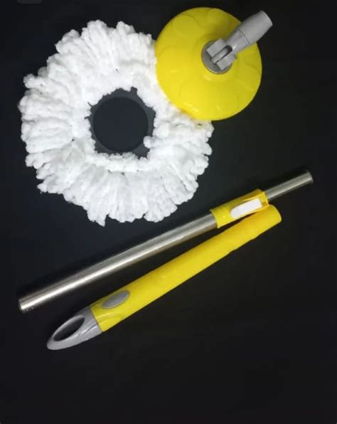 Stainless Steel Duroclean Heavy Mop Stick With Microfiber Refill For