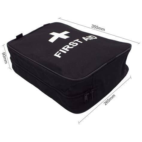 First Aid Bag Black Safety Signs And Equipment