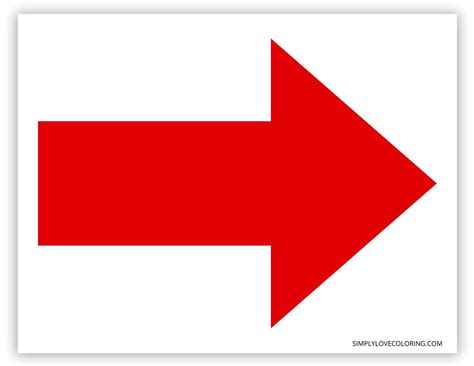 Arrow Signs Free Pdf Printables Simply Love Coloring