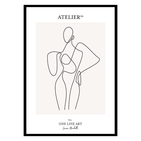 One Line Art Posters Poster Nature Art Prints
