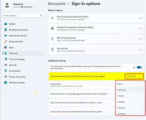 Enable Or Disable Sign In On Wake In Windows 11 Geek Rewind