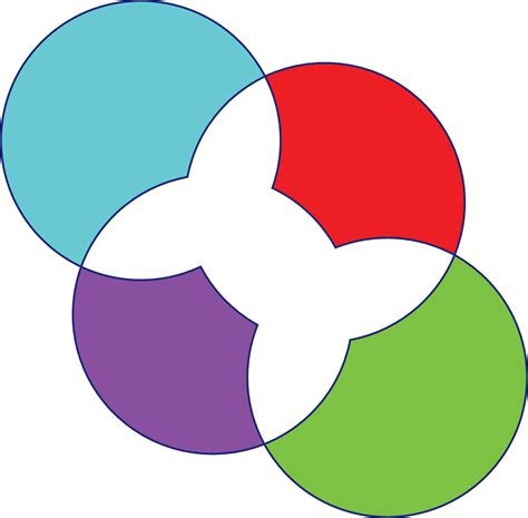 Four Colorful Circles Vector Art At Vecteezy