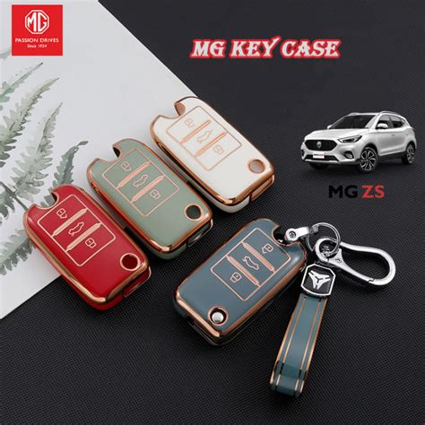 Car Smart Key Cover For Zs Ep Key Case Shell Holder Mg Keychain Tpu